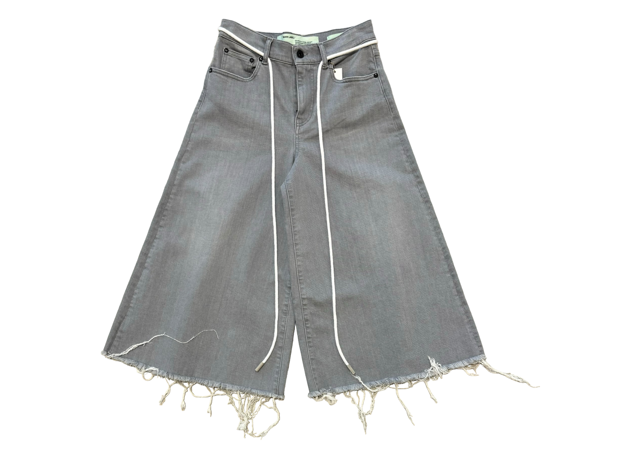 Off-White Levi's Jorts Silver COND NEW
